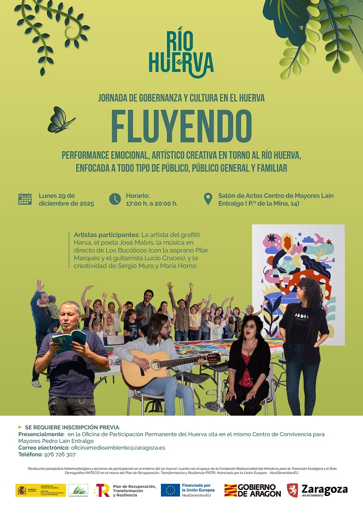 Jornada de gobernanza y cultura en el Huerva: “Fluyendo”